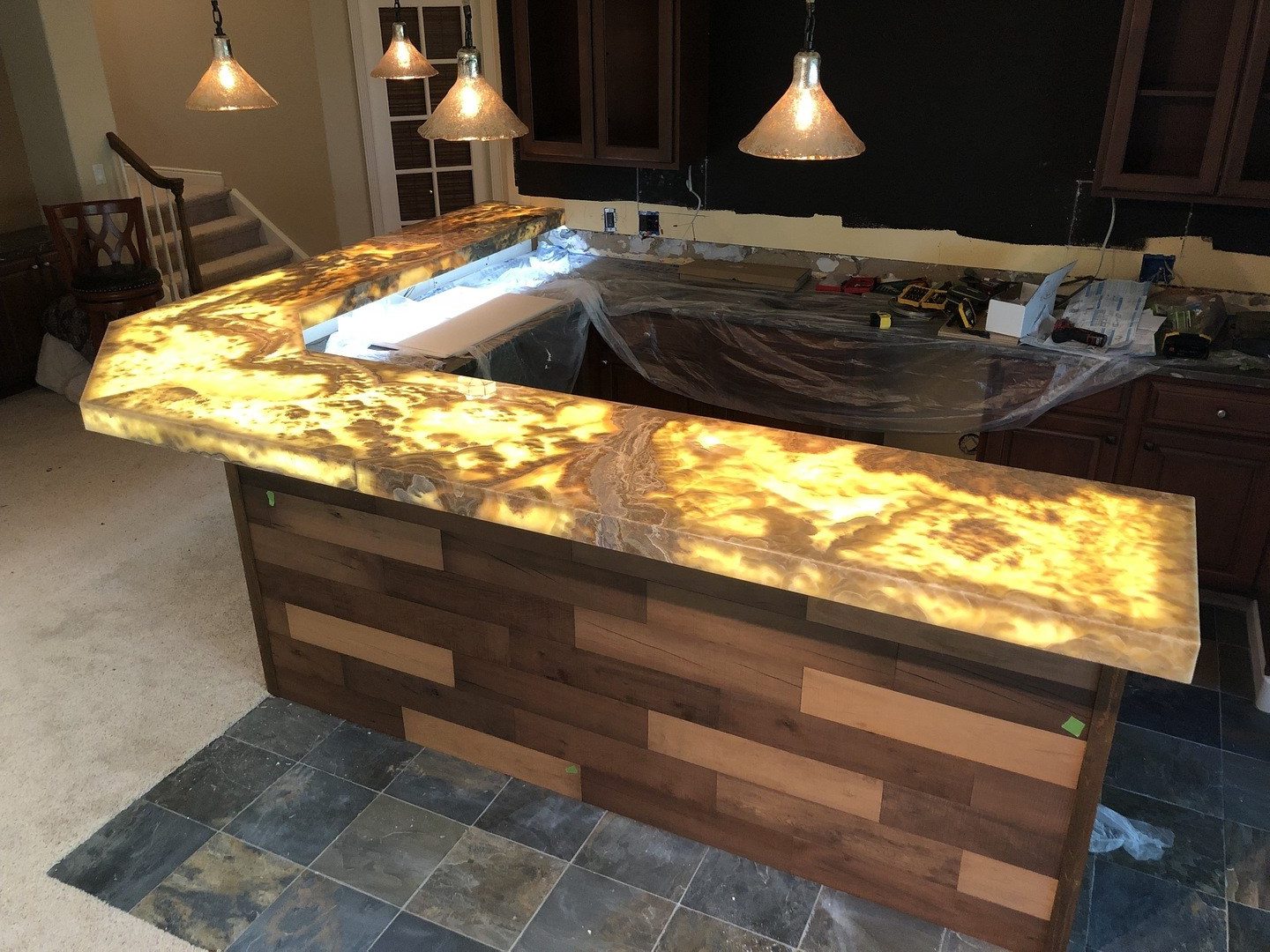 Backlit Countertops - Great Western Granite | Custom Granite ...